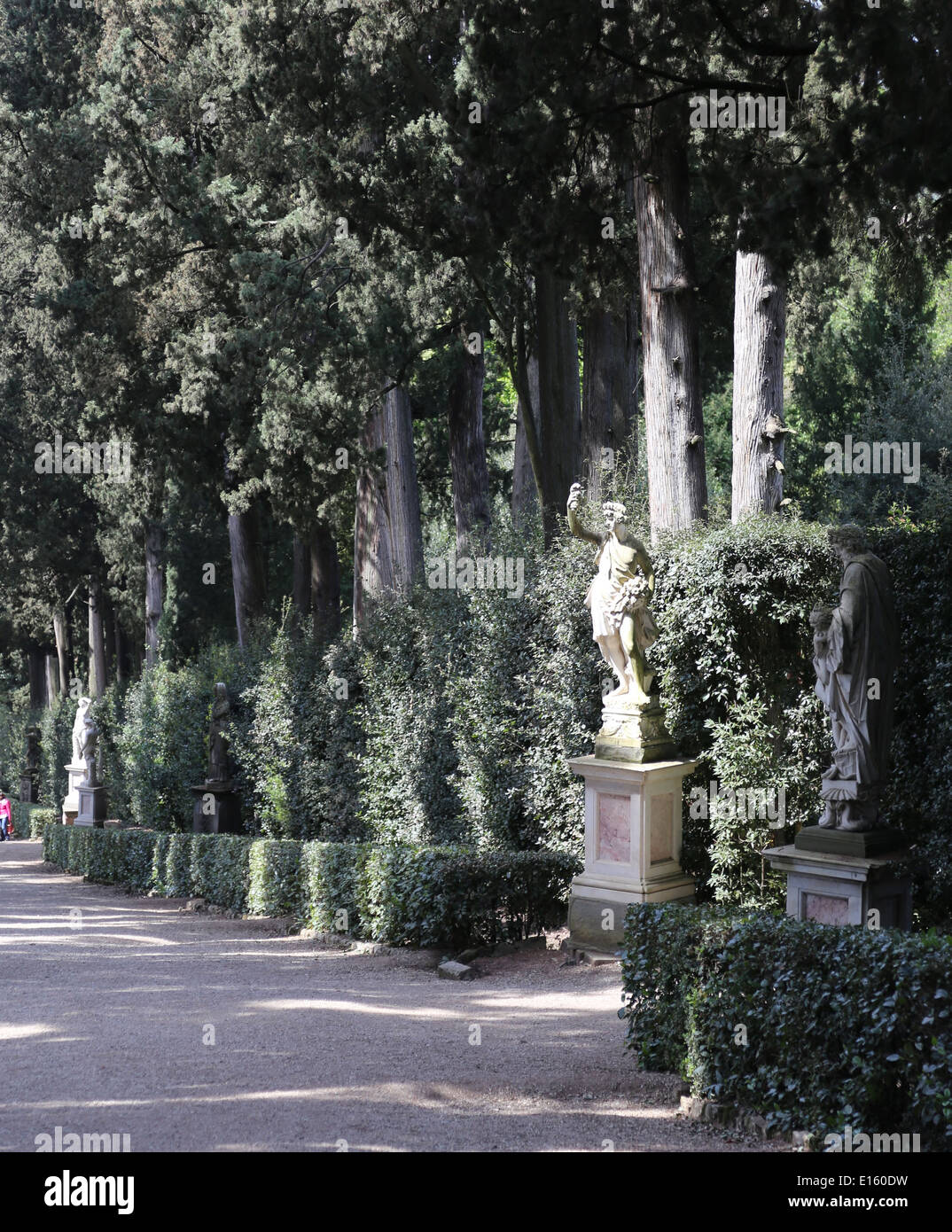 Statues in a park Stock Photo - Alamy