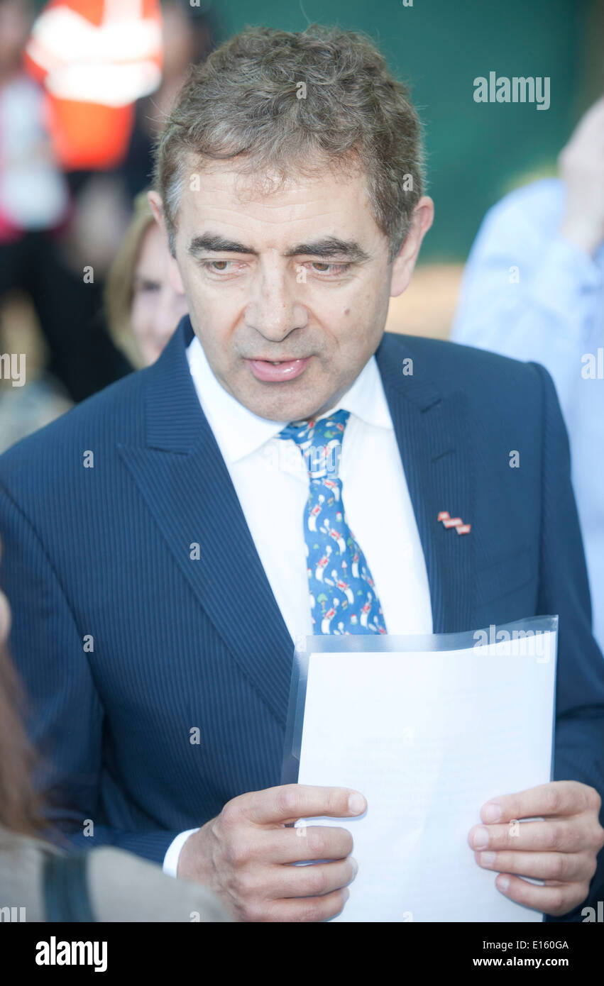 Rowan Atkinson at the VIP preview day of The Chelsea Flower Show at The ...