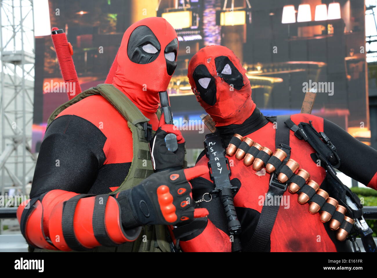 London, UK. 23rd May, 2014. London Comic Con event dedicated to pop ...