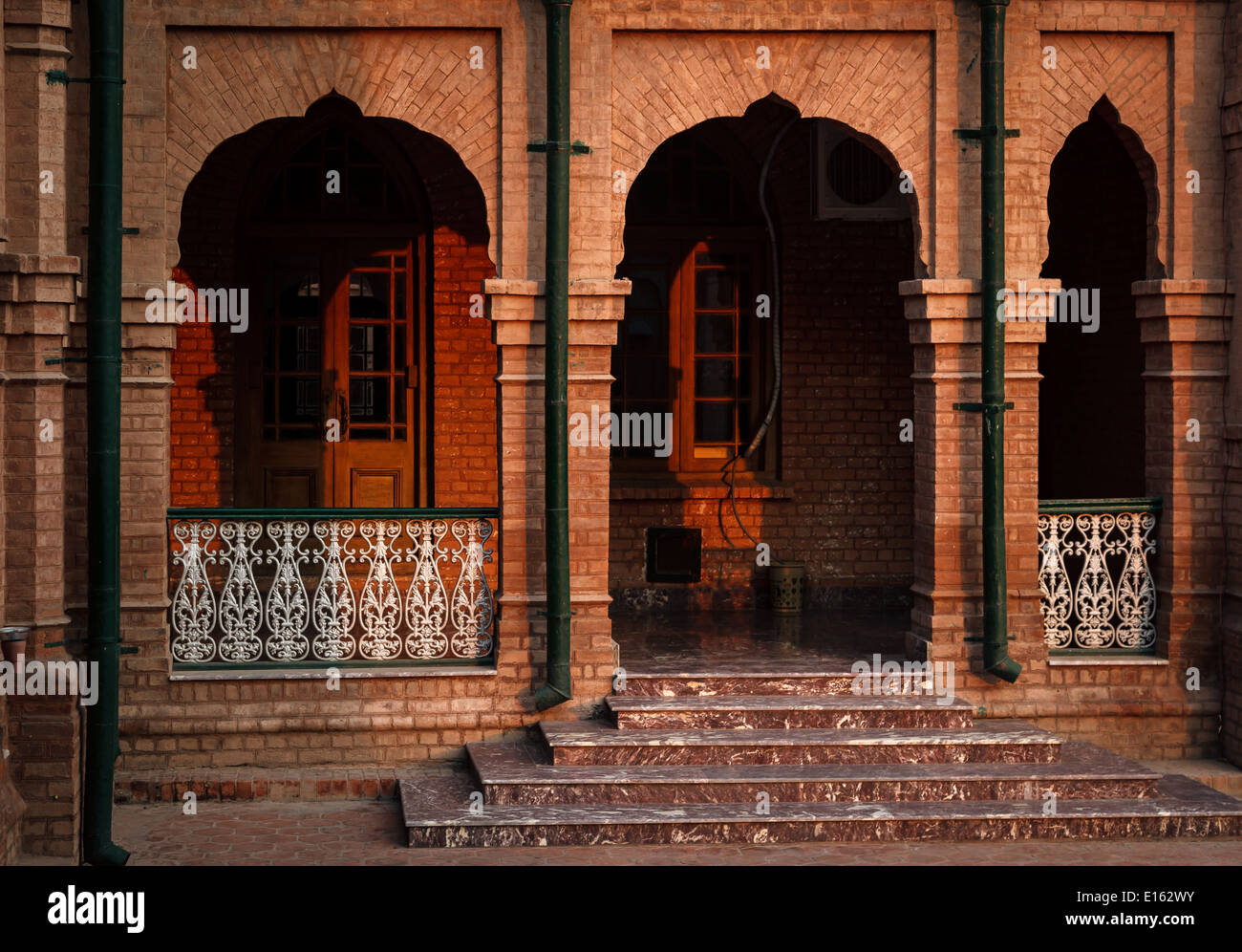 One of the corridors of historic Islamia College Peshawar Stock Photo ...