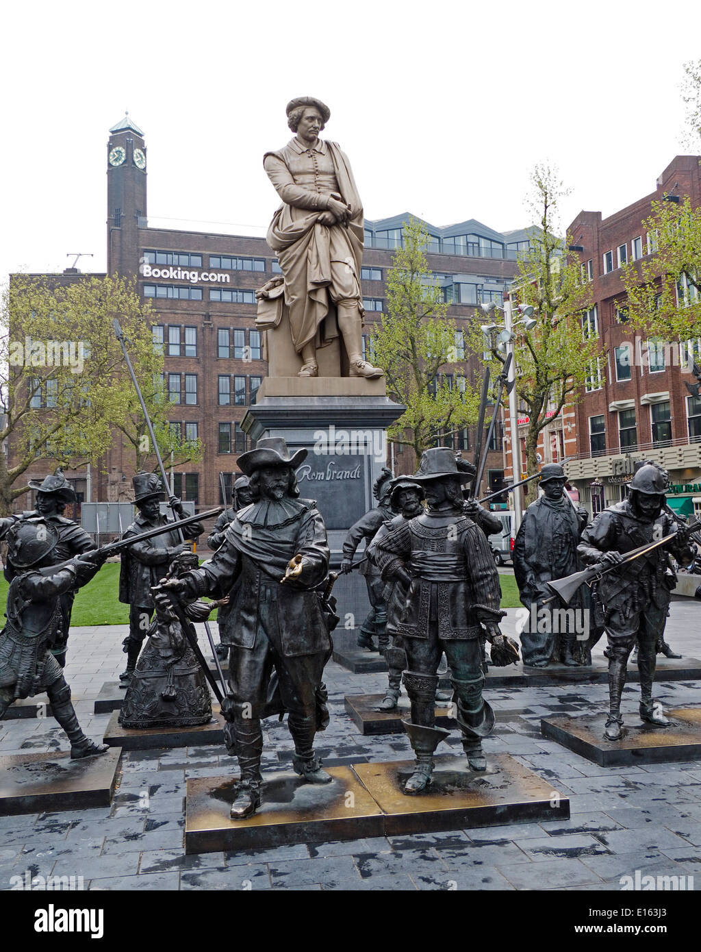 Rembrandt statue hi-res stock photography and images - Alamy
