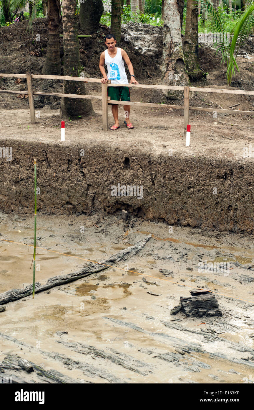 Balangay dig site, Butuan, Philippines Stock Photo - Alamy