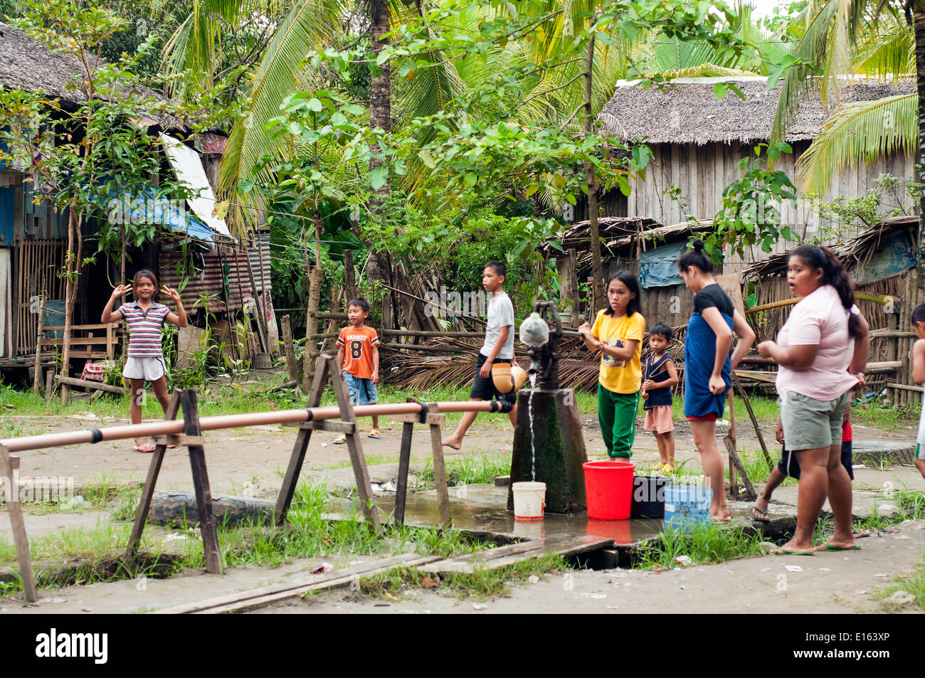 village in Barangay Bading, Butuan, Philippines Stock Photo - Alamy