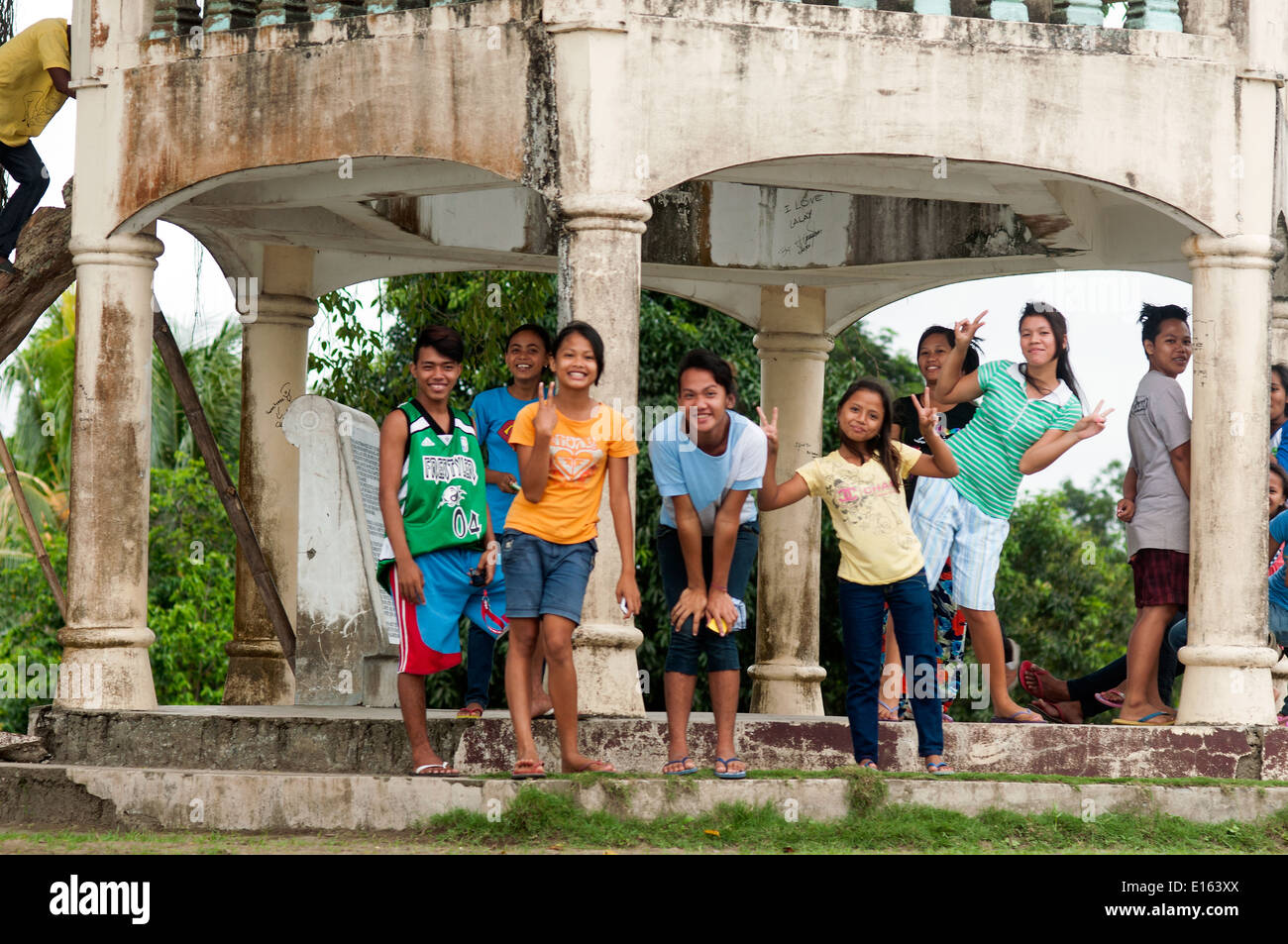 Banza church ruins, Butuan, Philippines Stock Photo - Alamy