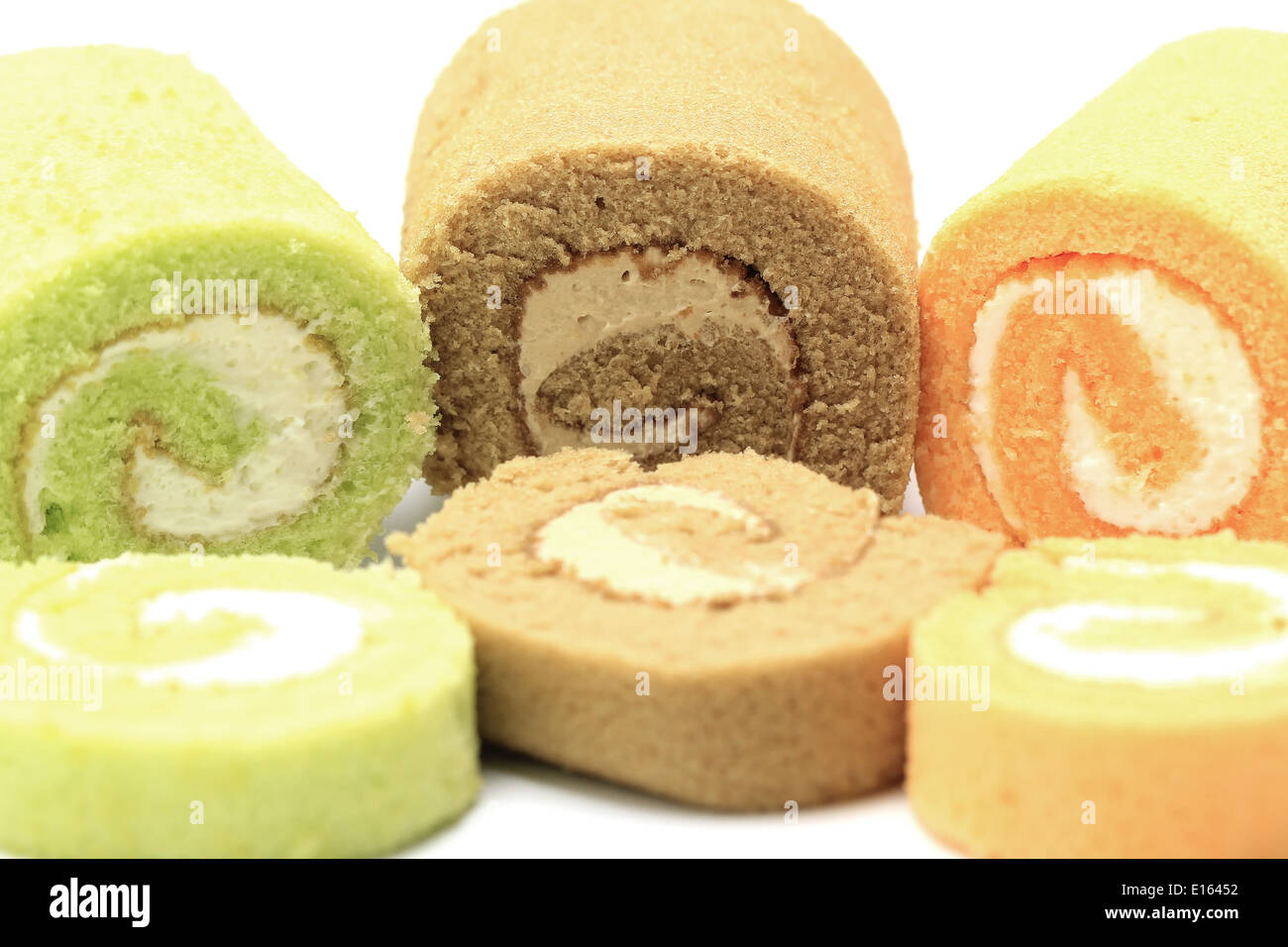 Roll cake bakery hi-res stock photography and images - Alamy