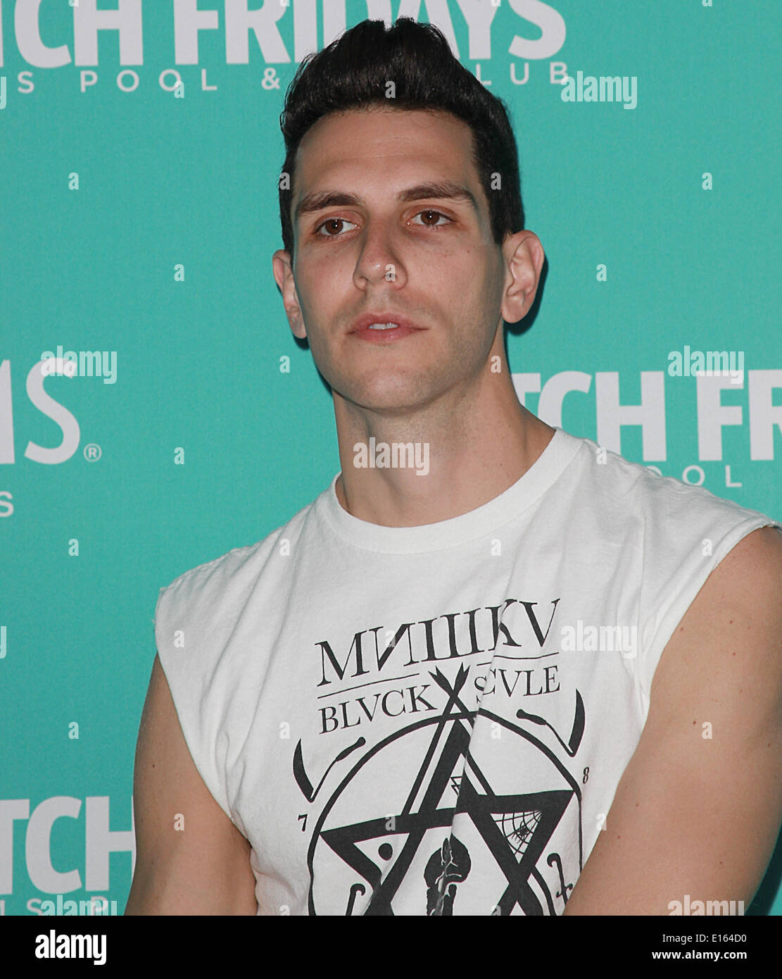 Las Vegas, Nevada, USA. 23rd May, 2014. Cobra Starship frontman Gabe ...