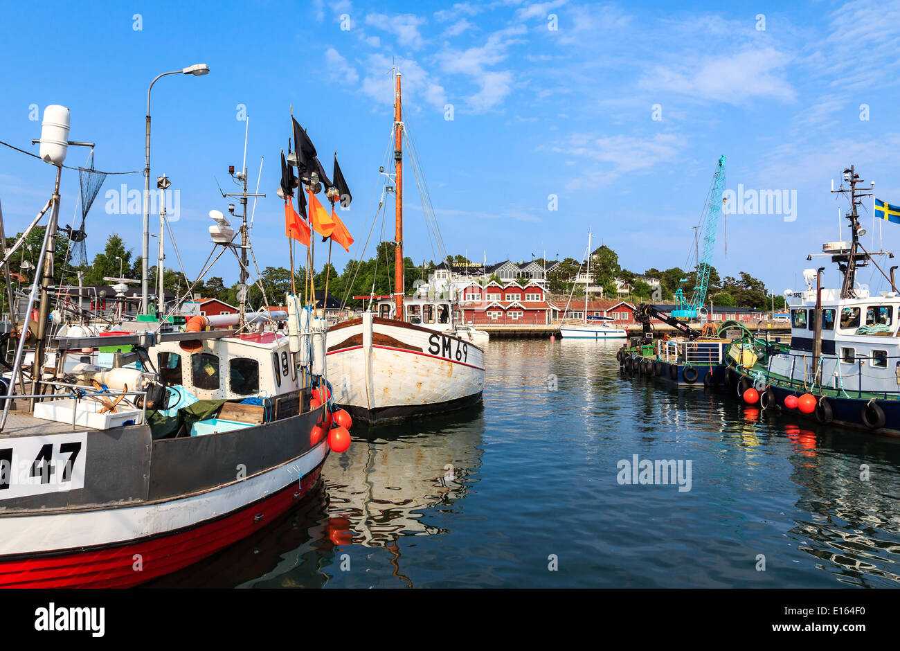 Stockholm archipelago - Grisslehamn Stock Photo - Alamy