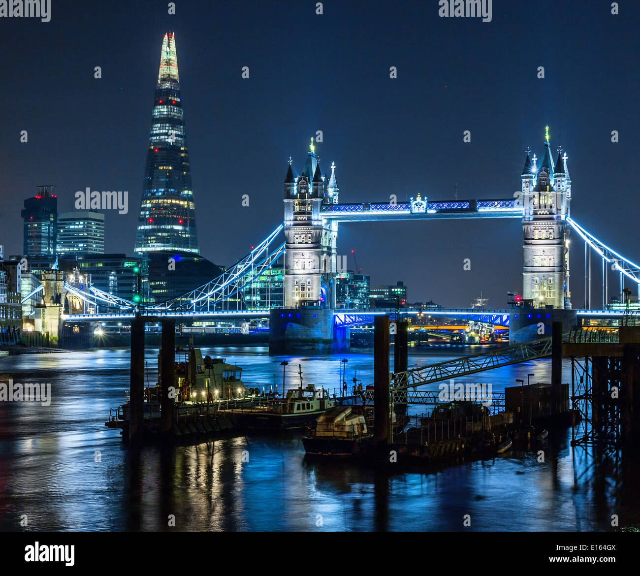 London - The Shard at Twilight Stock Photo - Alamy