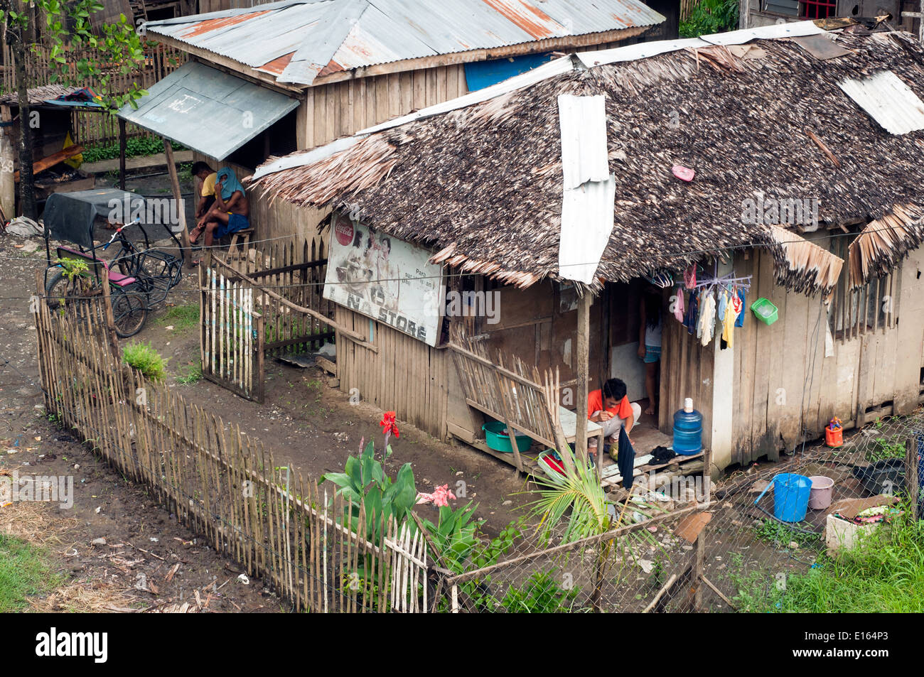 Philippines village people hi-res stock photography and images - Alamy