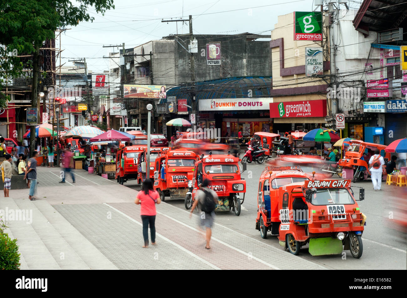 Tricycle taxis philippines hi-res stock photography and images - Alamy