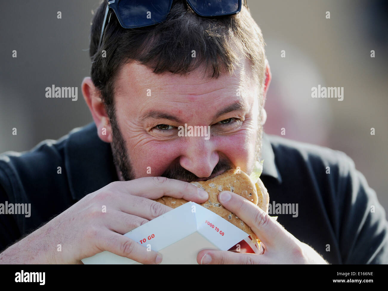 Cricket fan and burger hi-res stock photography and images - Alamy