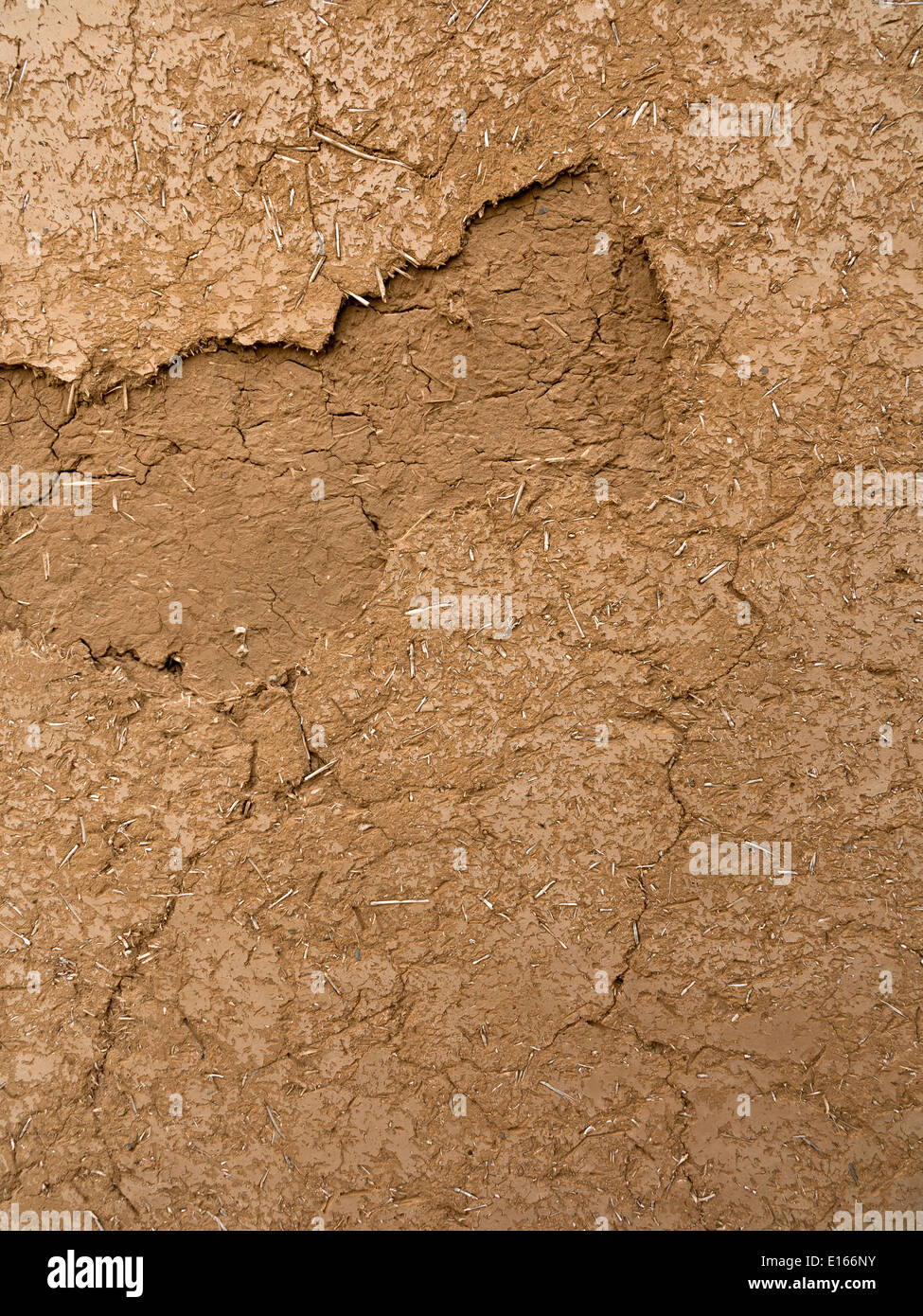 Close up detail of mud and straw plaster work Stock Photo - Alamy