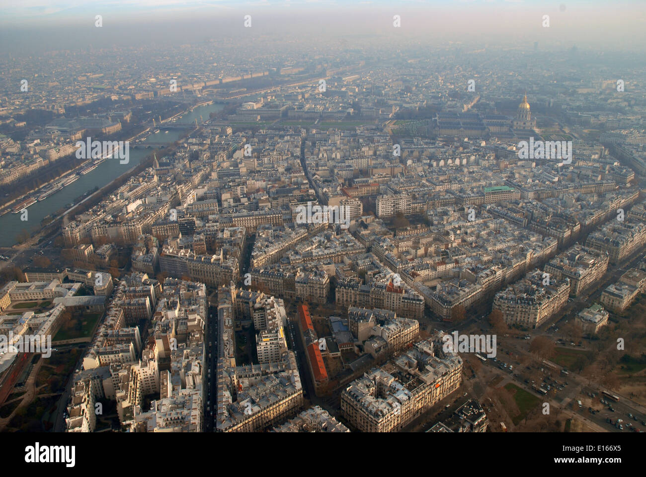 View of Paris from the Eiffel, Tower, Paris, France Stock Photo - Alamy