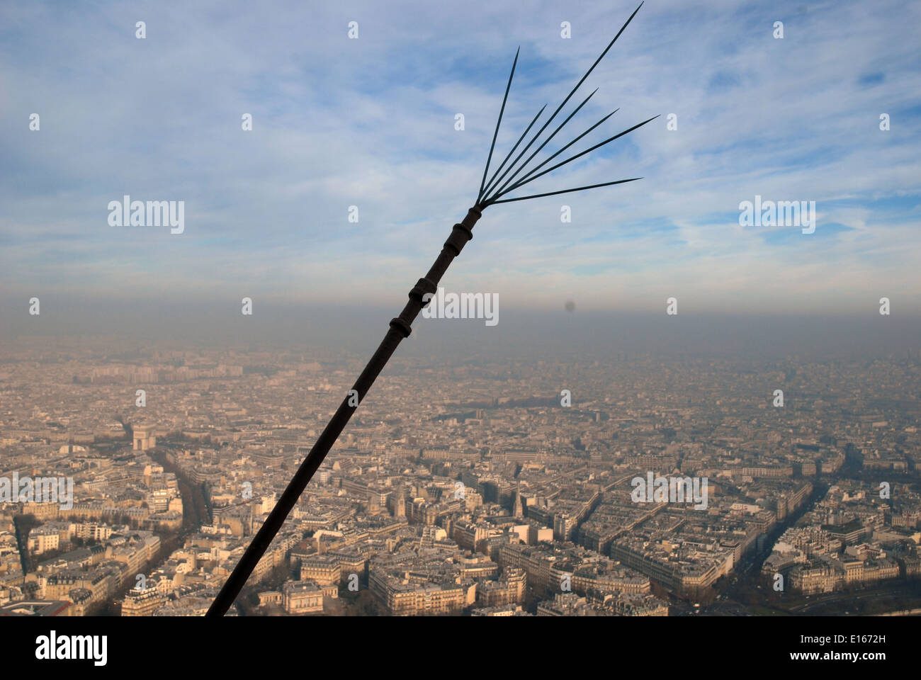 Lightning Rod, Eiffel Tower, Paris, France Stock Photo - Alamy
