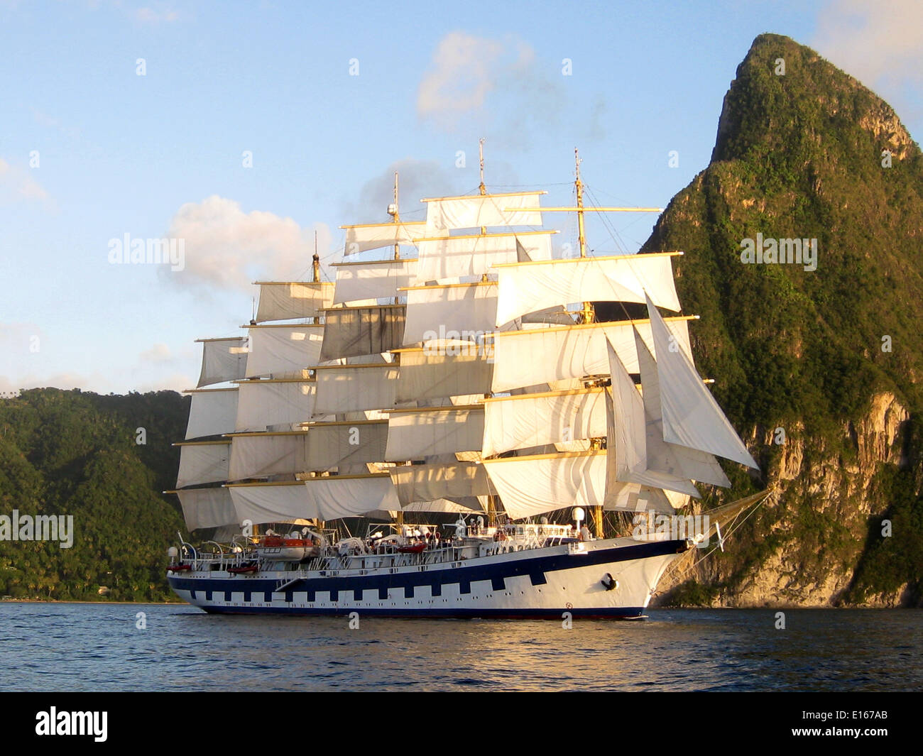 Five masted sailing ship hi-res stock photography and images - Alamy
