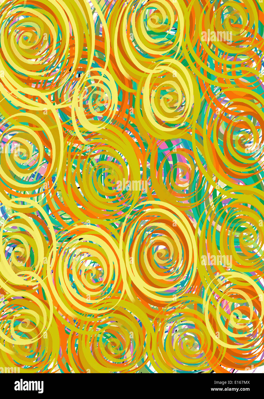 Random pattern circles hi-res stock photography and images - Alamy