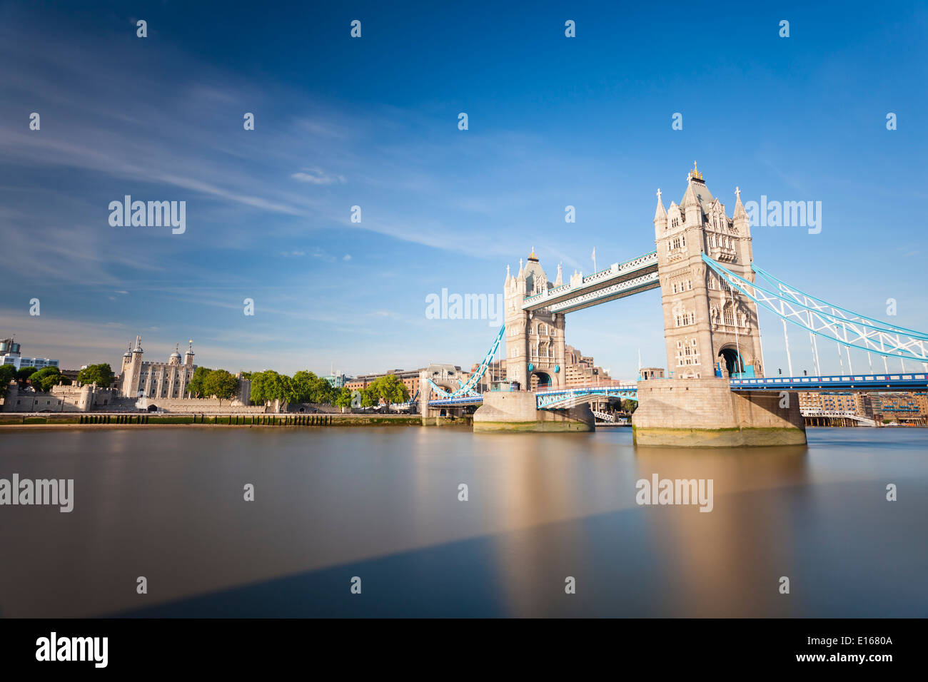 Shot tower bridge in london hi-res stock photography and images - Alamy