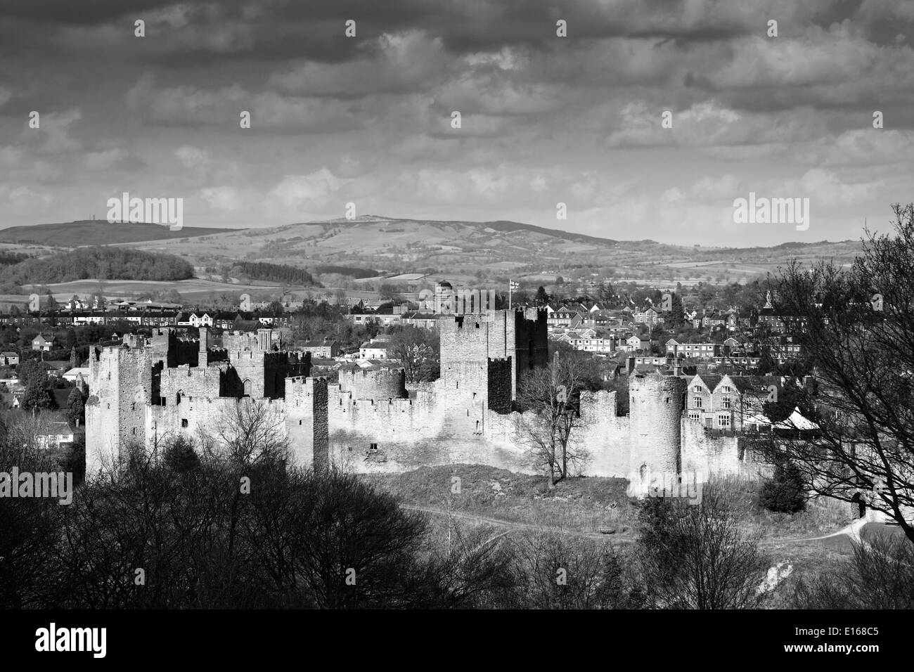 Spring, Ludlow Castle, Ludlow town, Shropshire County, England, UK ...