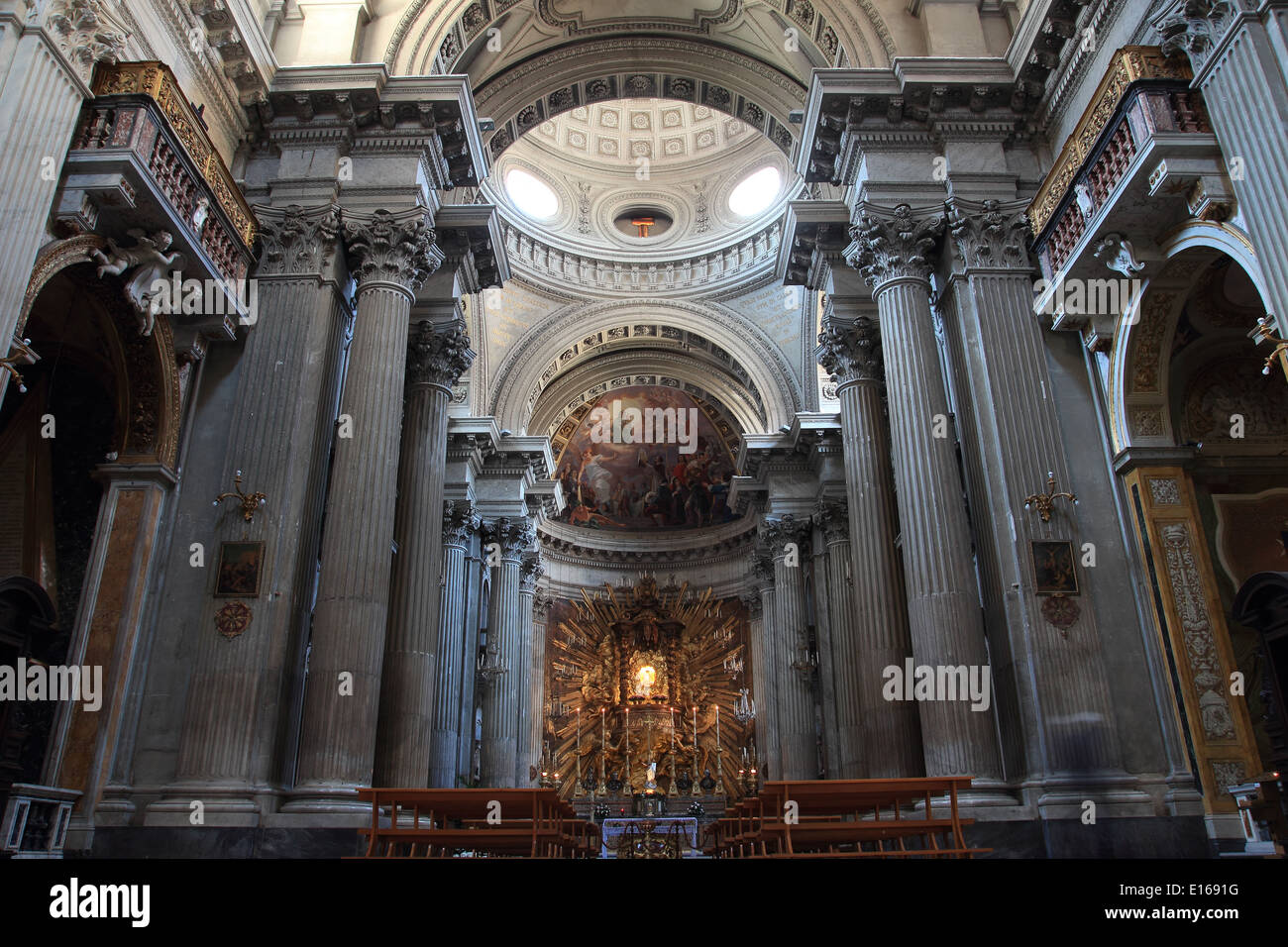 Santa Maria in Campitelli church in Rome Stock Photo - Alamy
