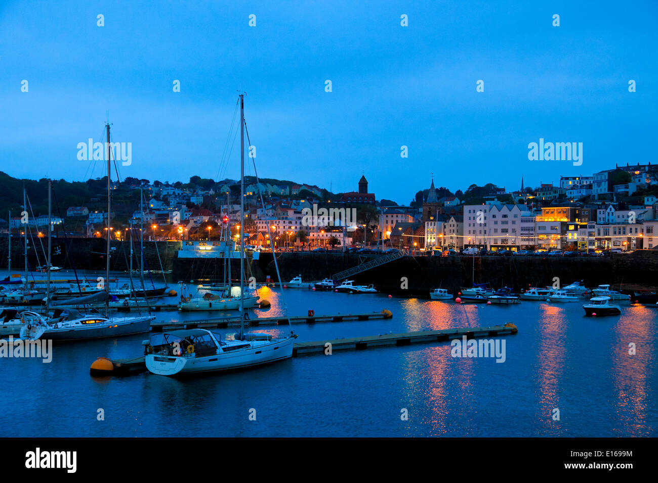 Guernsey channel islands night hi-res stock photography and images - Alamy