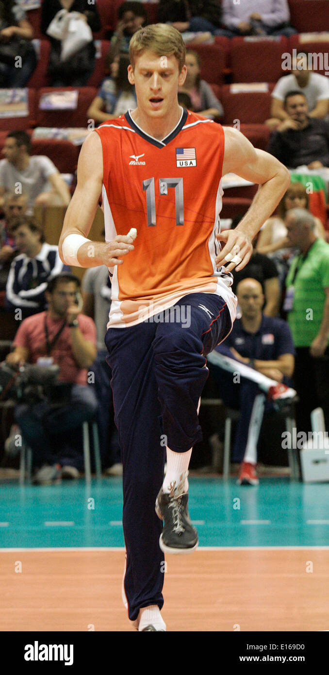 Varna, Bulgaria. 23rd May, 2014. Maxwell HOLT/USA, during warm up ...