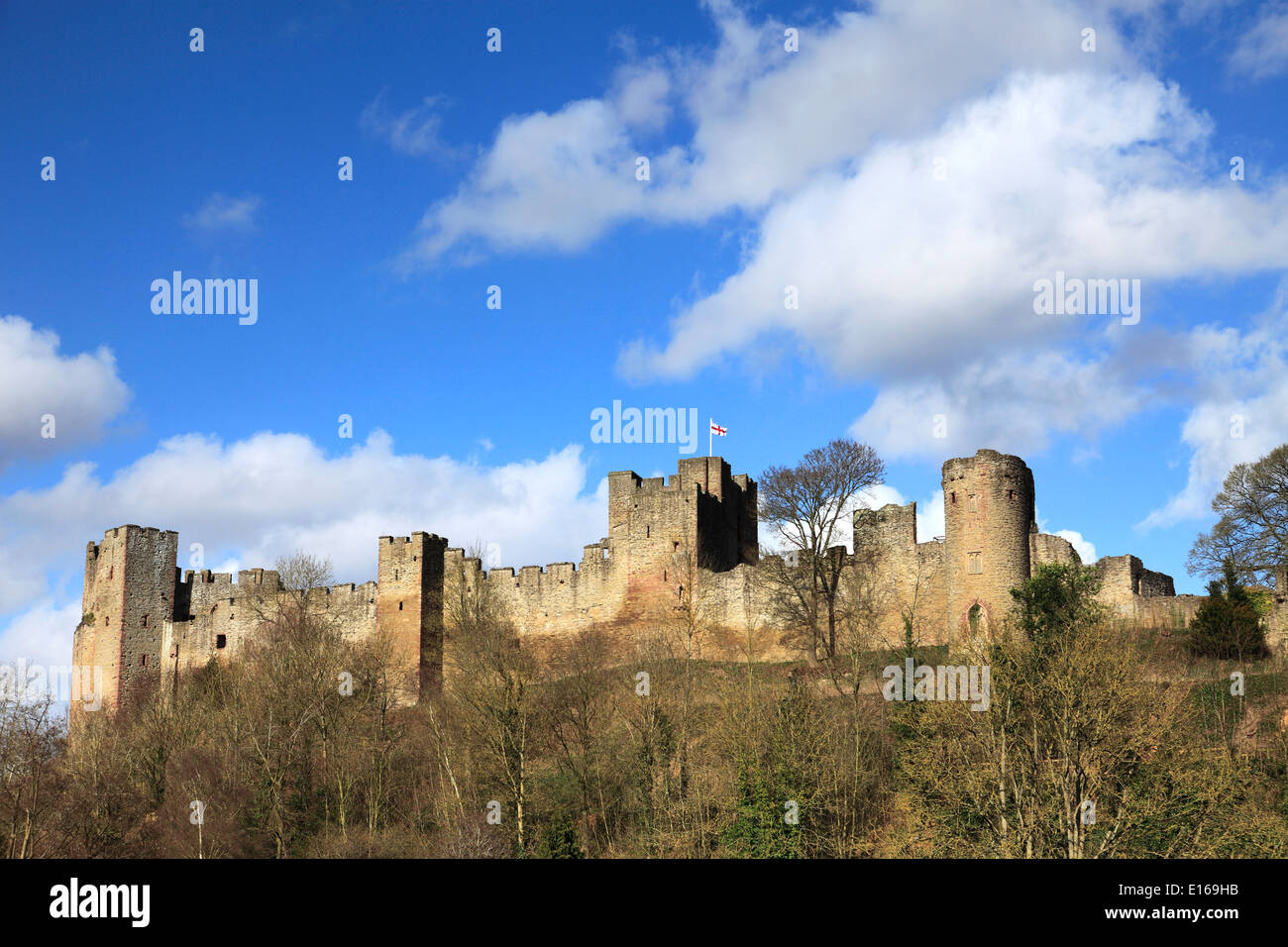Spring, Ludlow Castle, Ludlow town, Shropshire County, England, UK ...