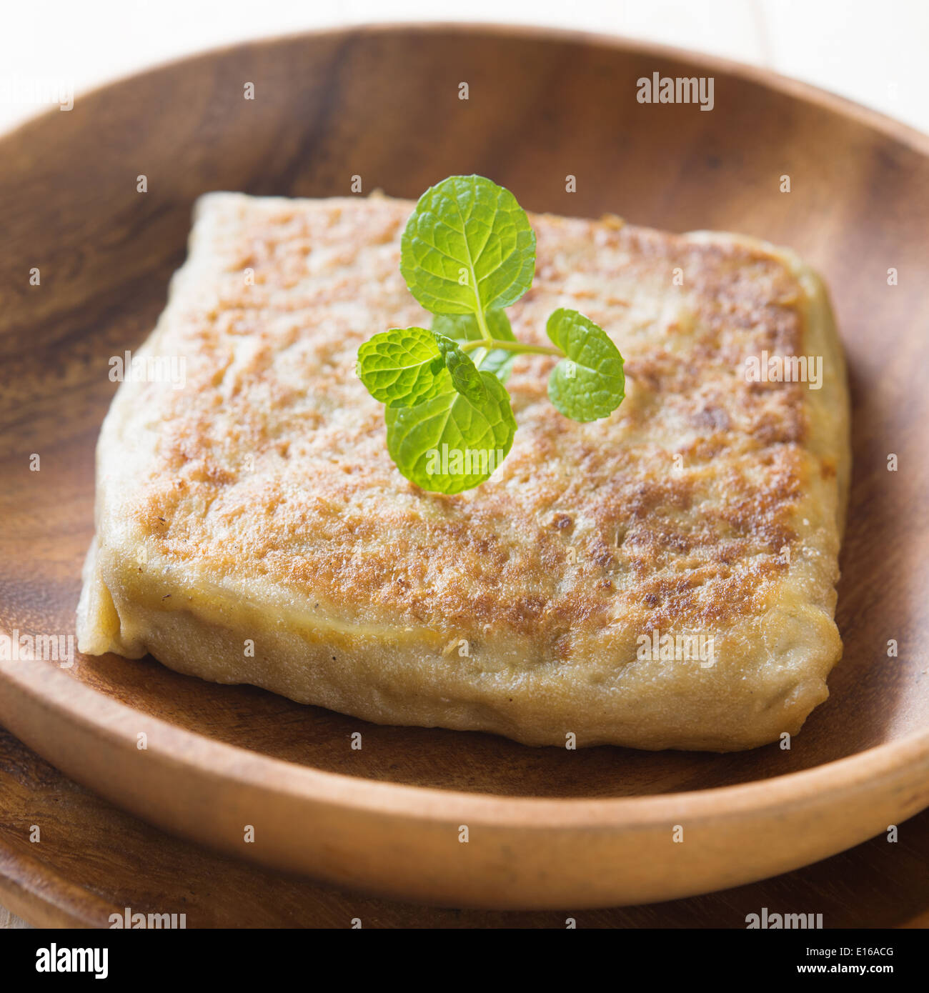 Mutabbaq a popular arab ramadan food where bread if stuffed with meat ...