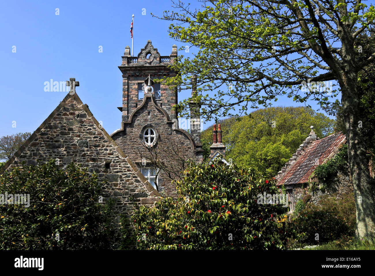 9257. La Seigneurie, Sark, Channel Islands, UK, Europe Stock Photo - Alamy