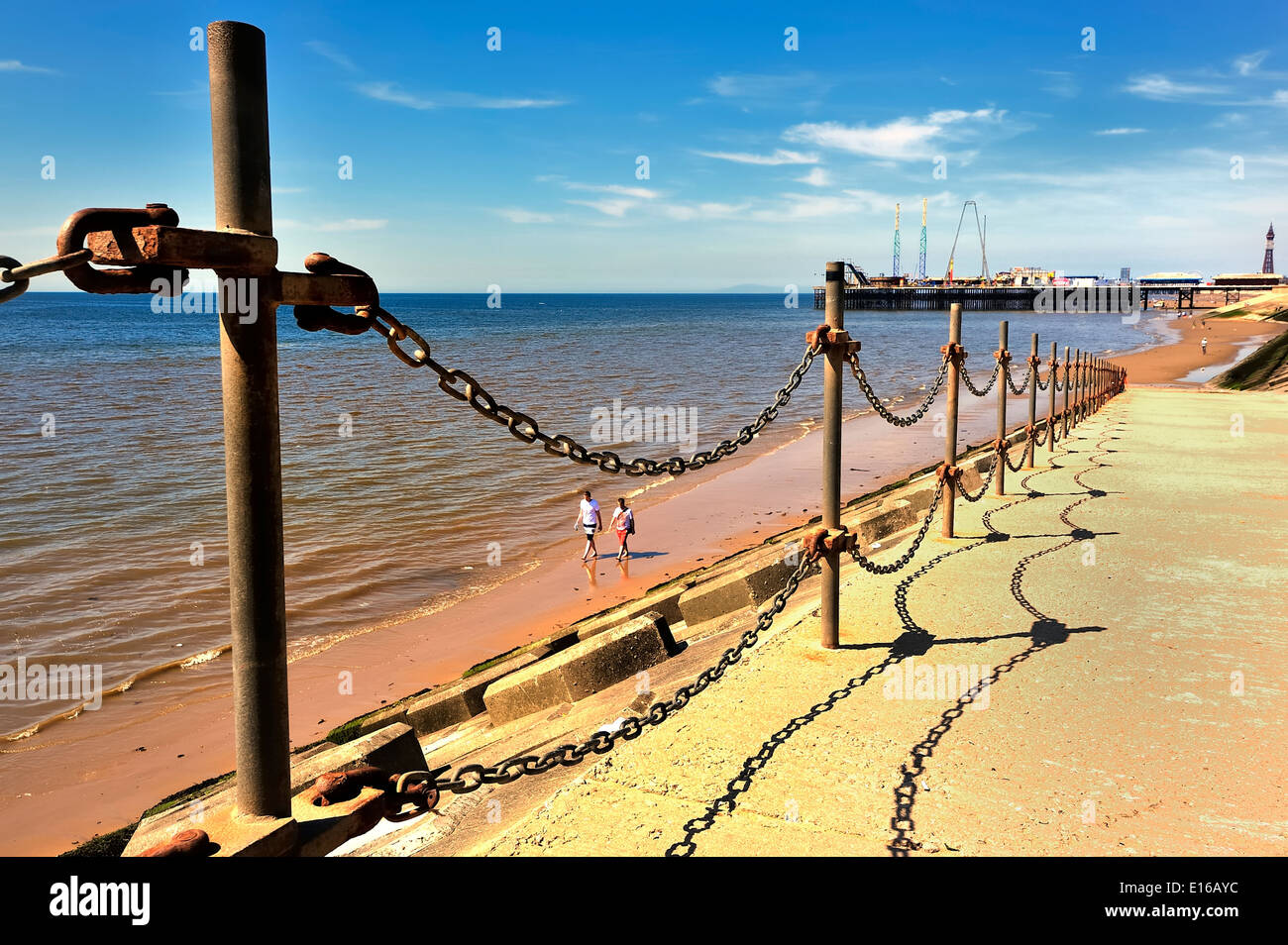 Blue Hand Railings High Resolution Stock Photography and Images - Alamy