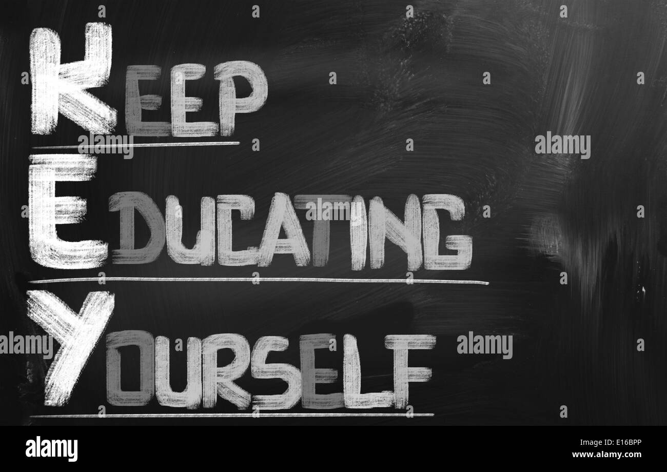 Handwriting text education concept Black and White Stock Photos ...