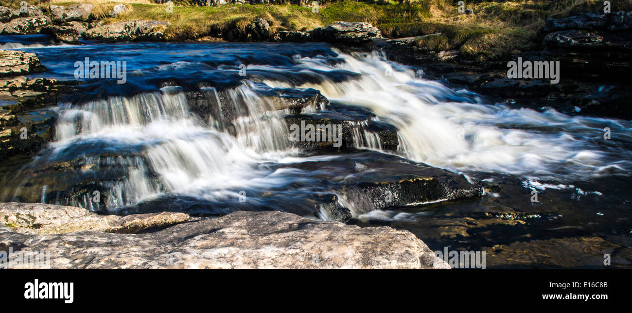 Raven Ray Waterfall, Ingleton, North Yorkshire Stock Photo - Alamy