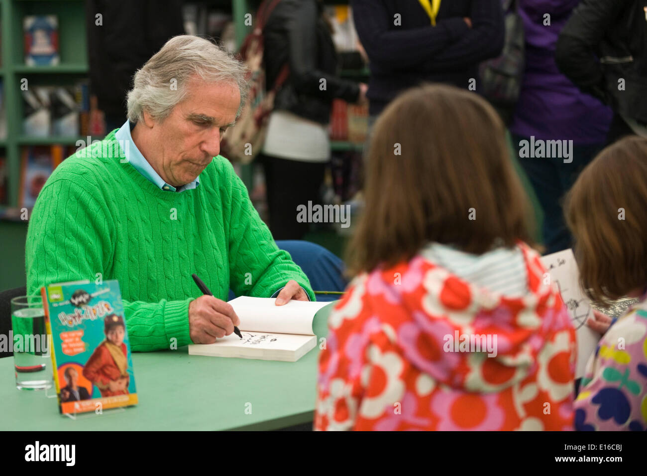 Henry Winkler aka The Fonz book signing at Hay Festival 2014 ©Jeff ...