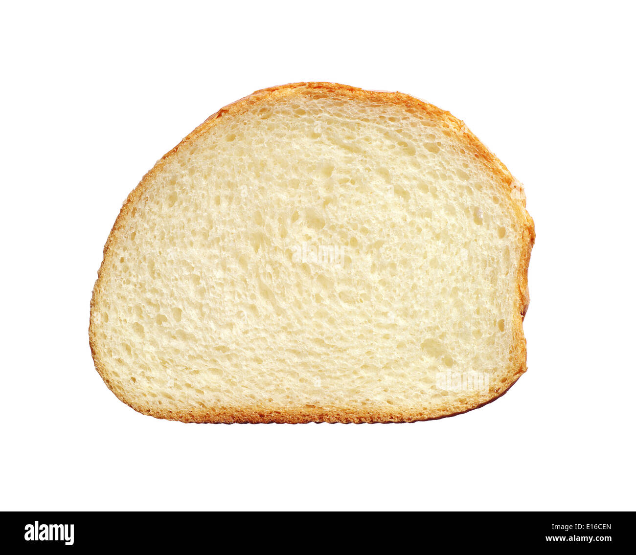 Slice white bread isolated on white background Stock Photo - Alamy