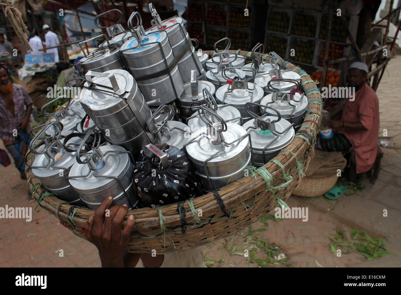 Tiffin box hi-res stock photography and images - Alamy