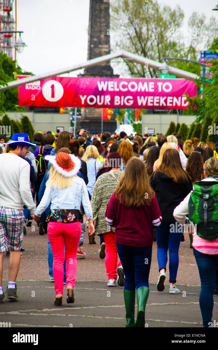Glasgow, Scotland, UK. 24th May, 2014. BBC Radio 1's Big Weekend ...