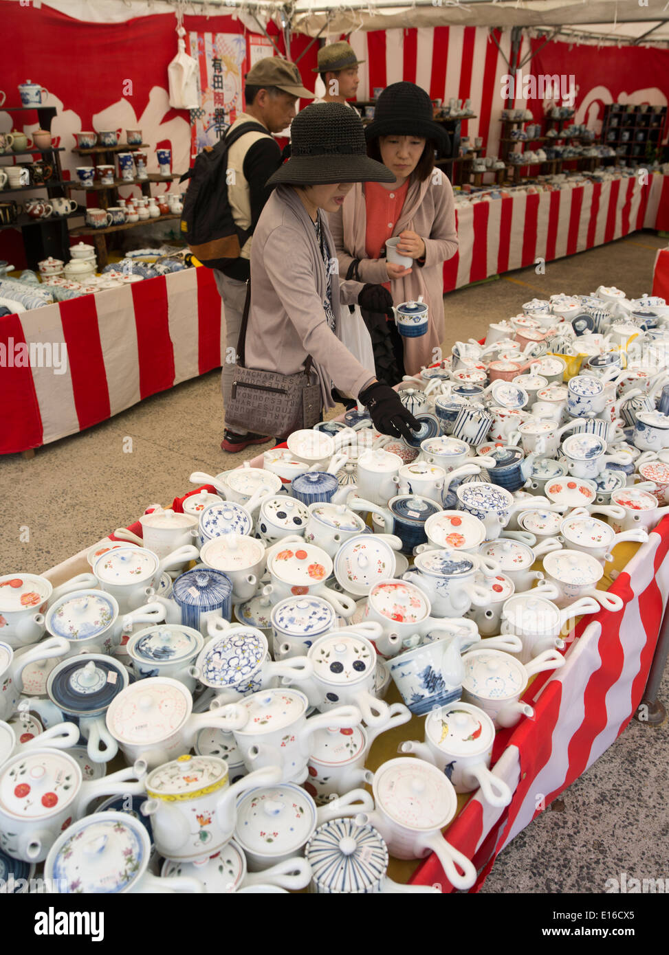 Arita Porcelain Fair, held over Golden Week, in Arita, Saga Prefecture ...