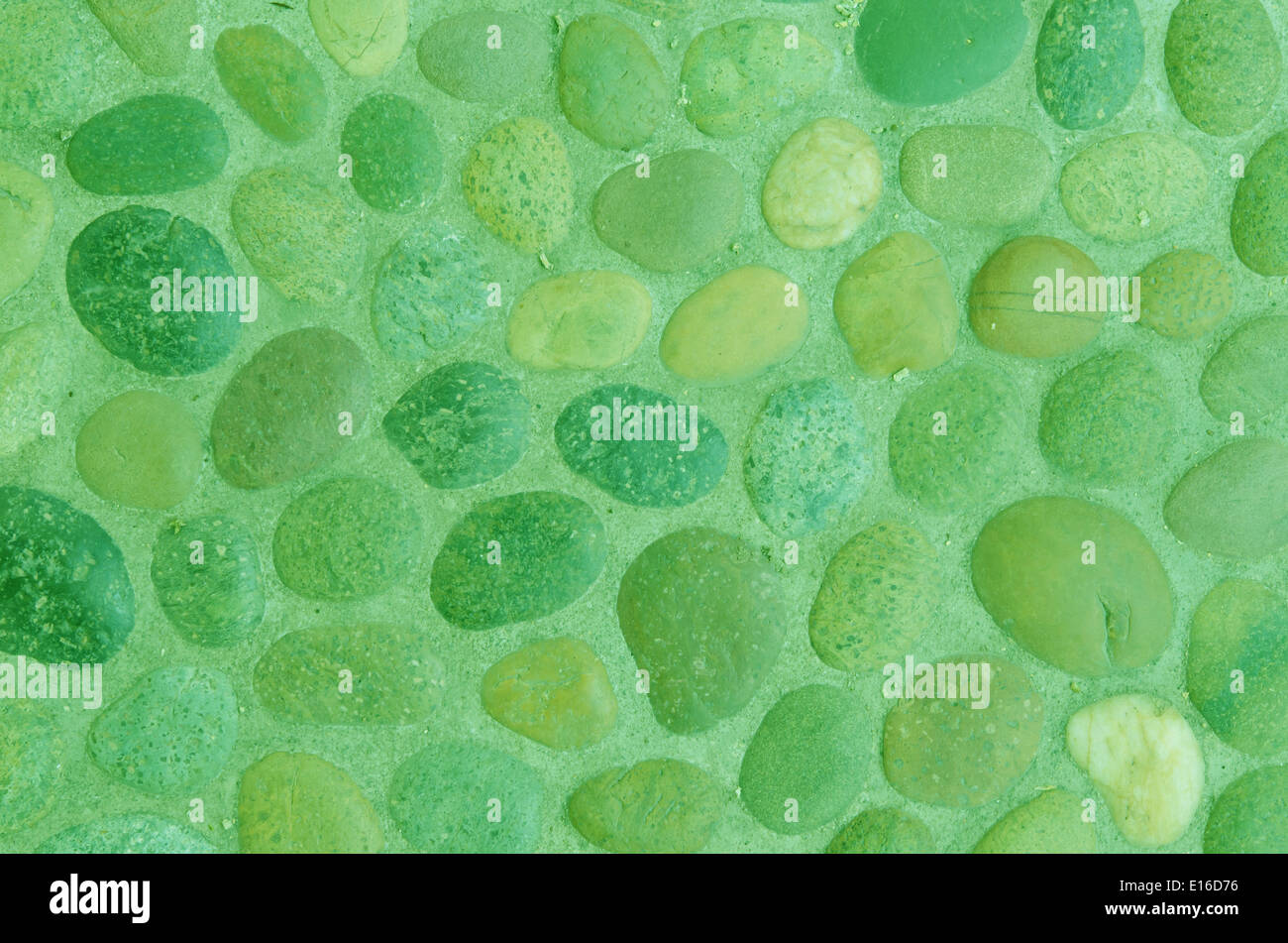 The decorative stone wall , green background texture Stock Photo - Alamy