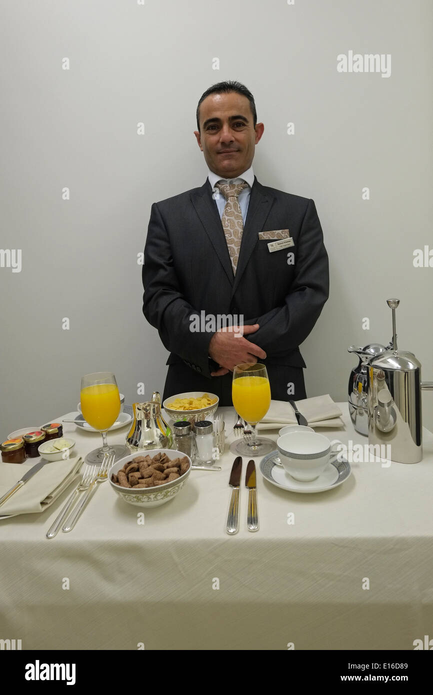 An Israeli Arab Room Service Manager In Waldorf Astoria Jerusalem Hotel an-israeli-arab-room-service-manager-in-waldorf-astoria-jerusalem-hotel