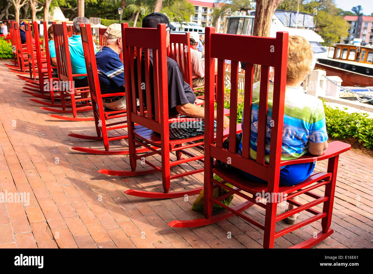 Group of Senior men and women enjoying a moment of relaxation in ...