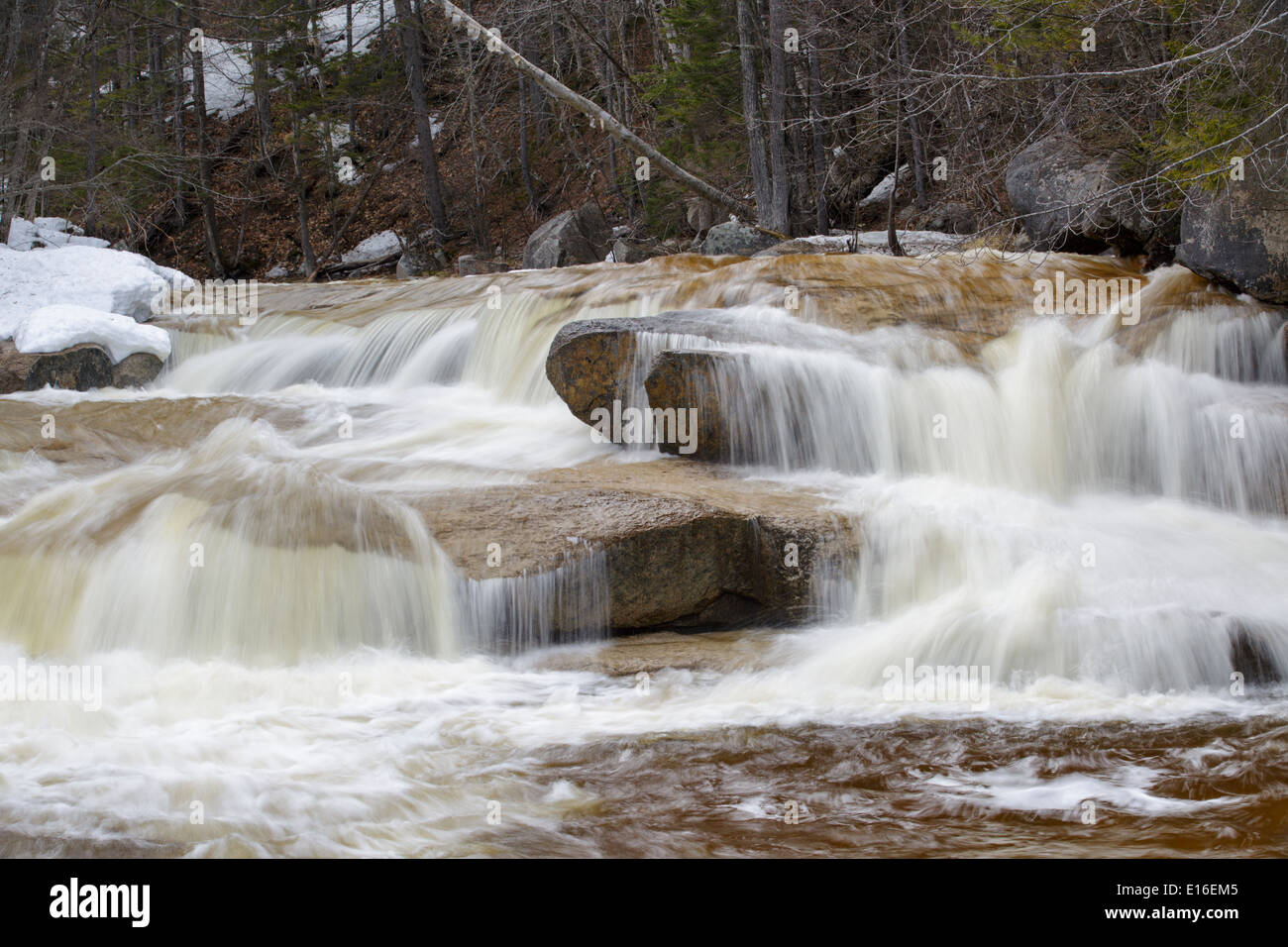 Swift River in the White Mountain National Forest of New Hampshire USA ...