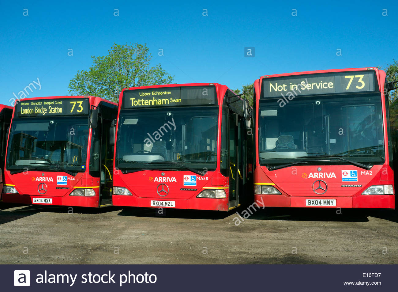 Buses In Line High Resolution Stock Photography and Images - Alamy