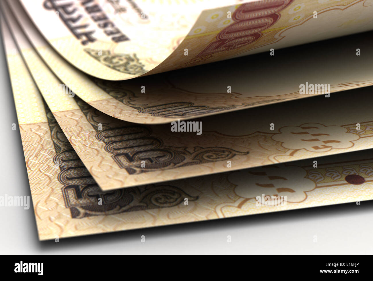 Indian Rupee Closeup Stock Photo - Alamy