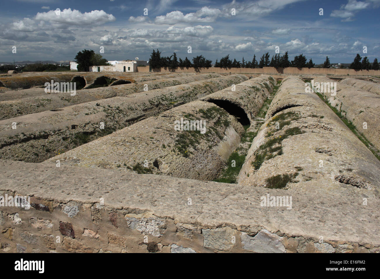 The Roman water cisterns at Carthage, Tunisia Stock Photo - Alamy