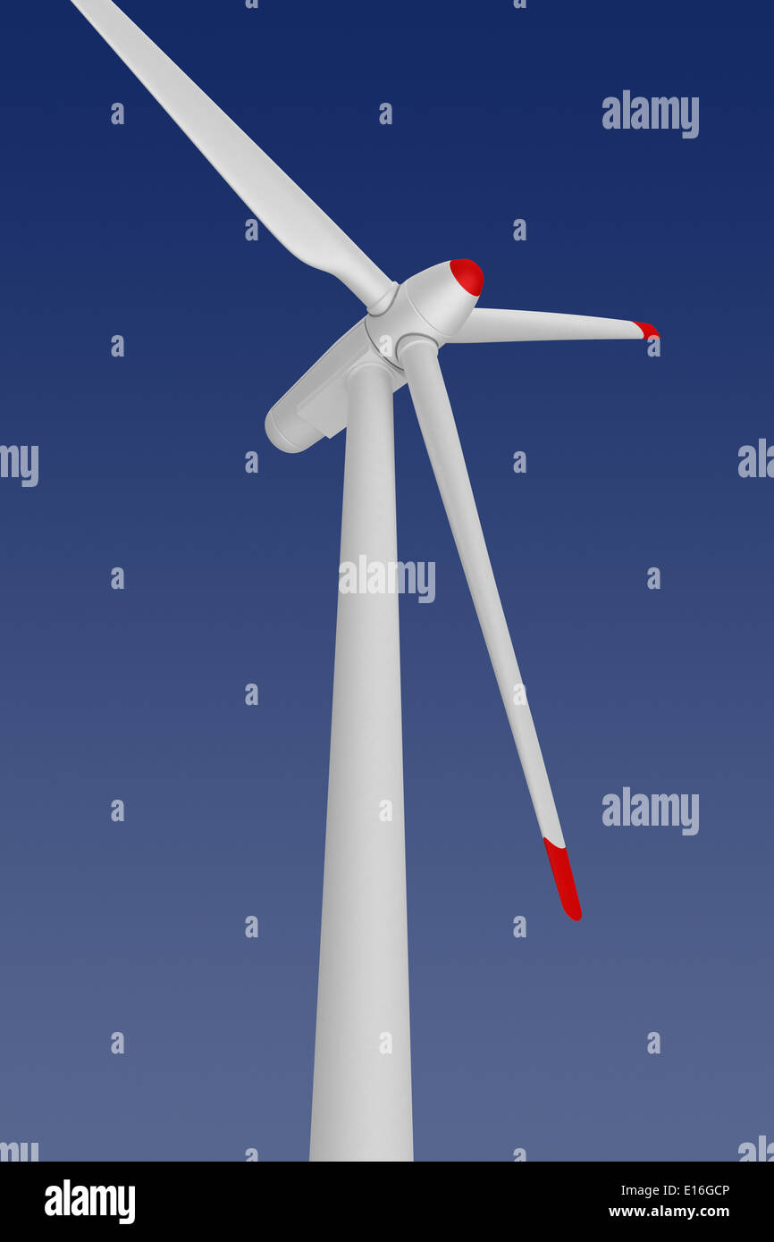Wind turibine (isolated with clipping path Stock Photo - Alamy