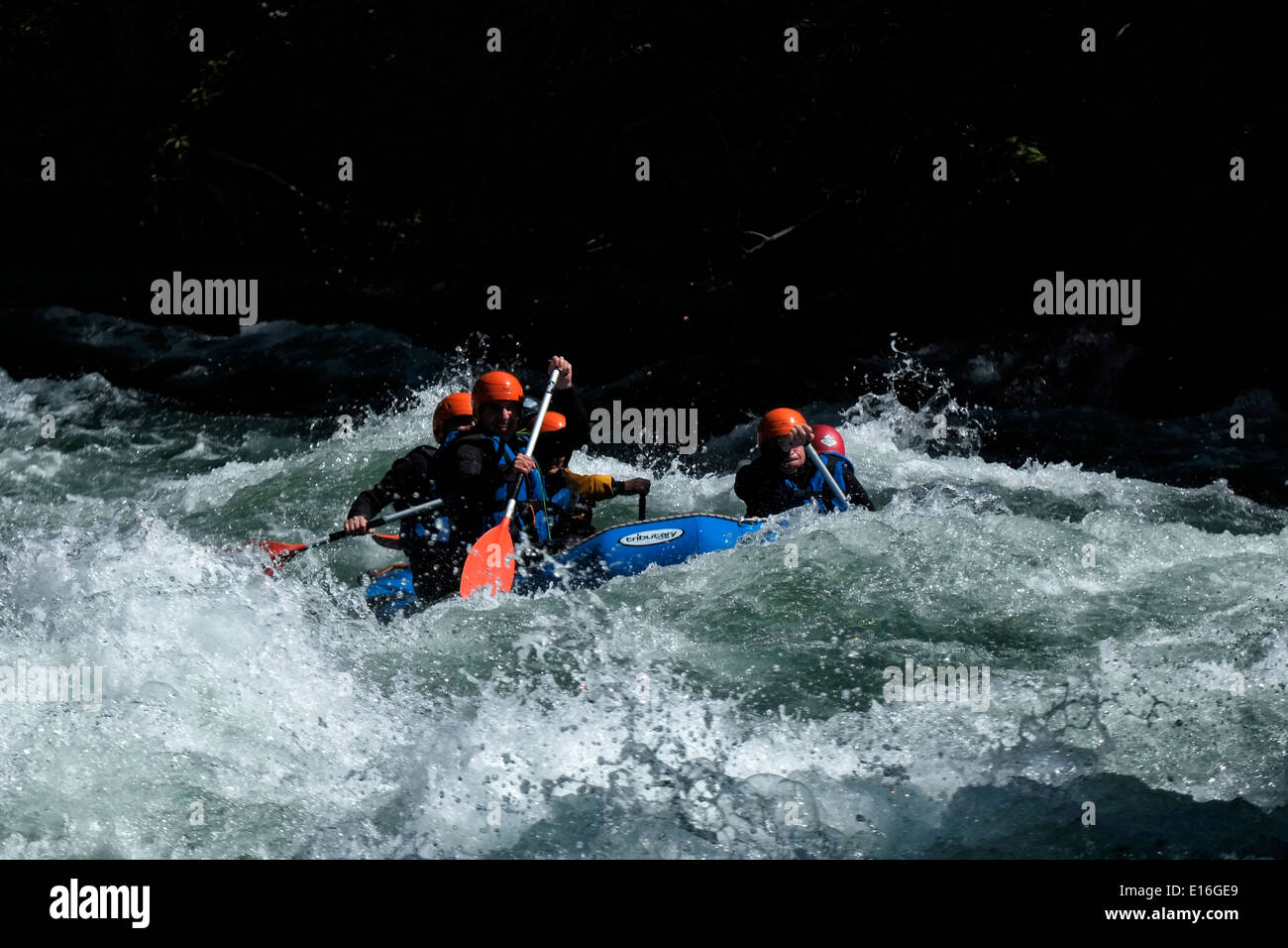 Catalonia river rafting hi-res stock photography and images - Alamy
