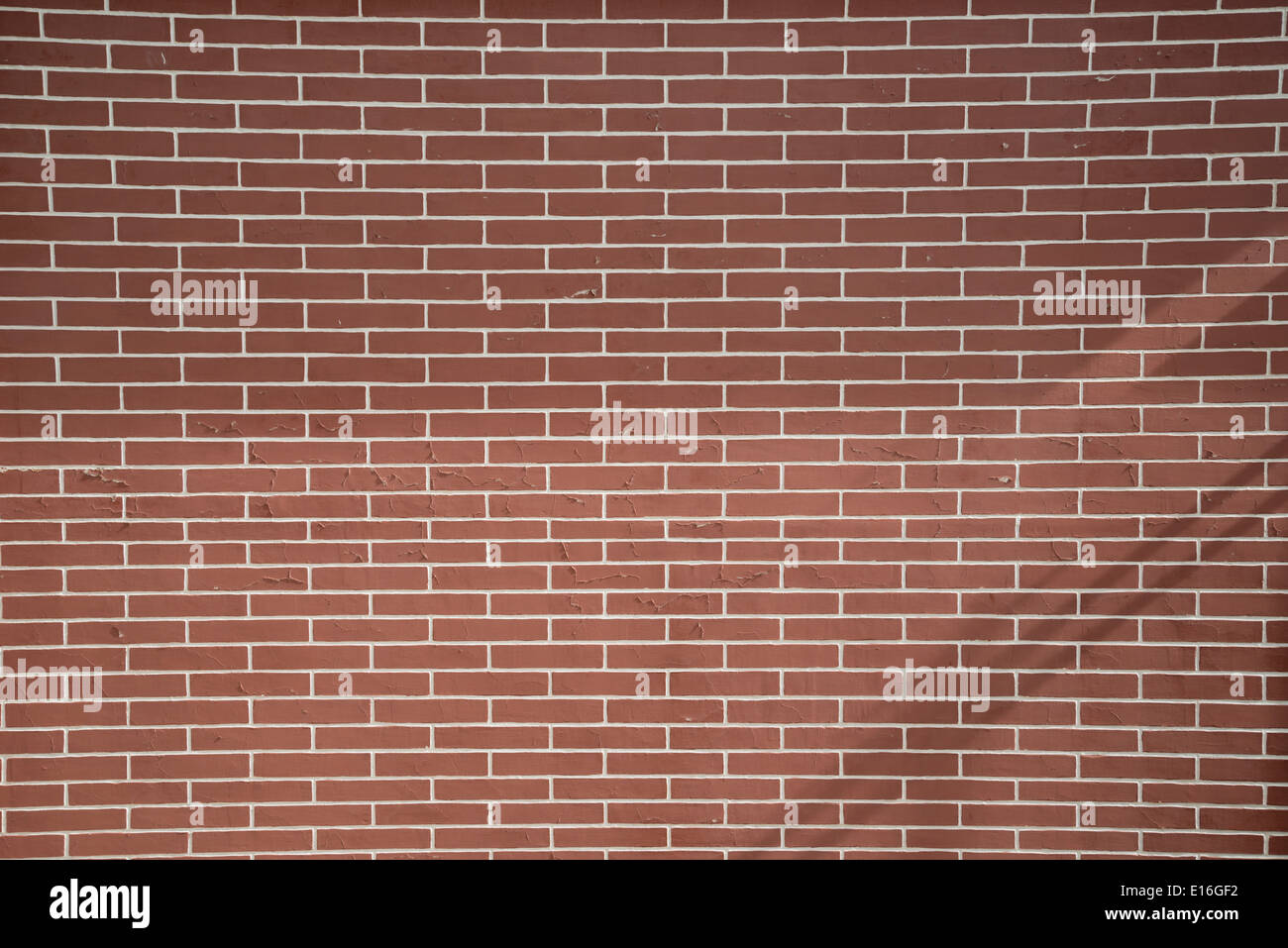 Painted bricks on wall Stock Photo - Alamy