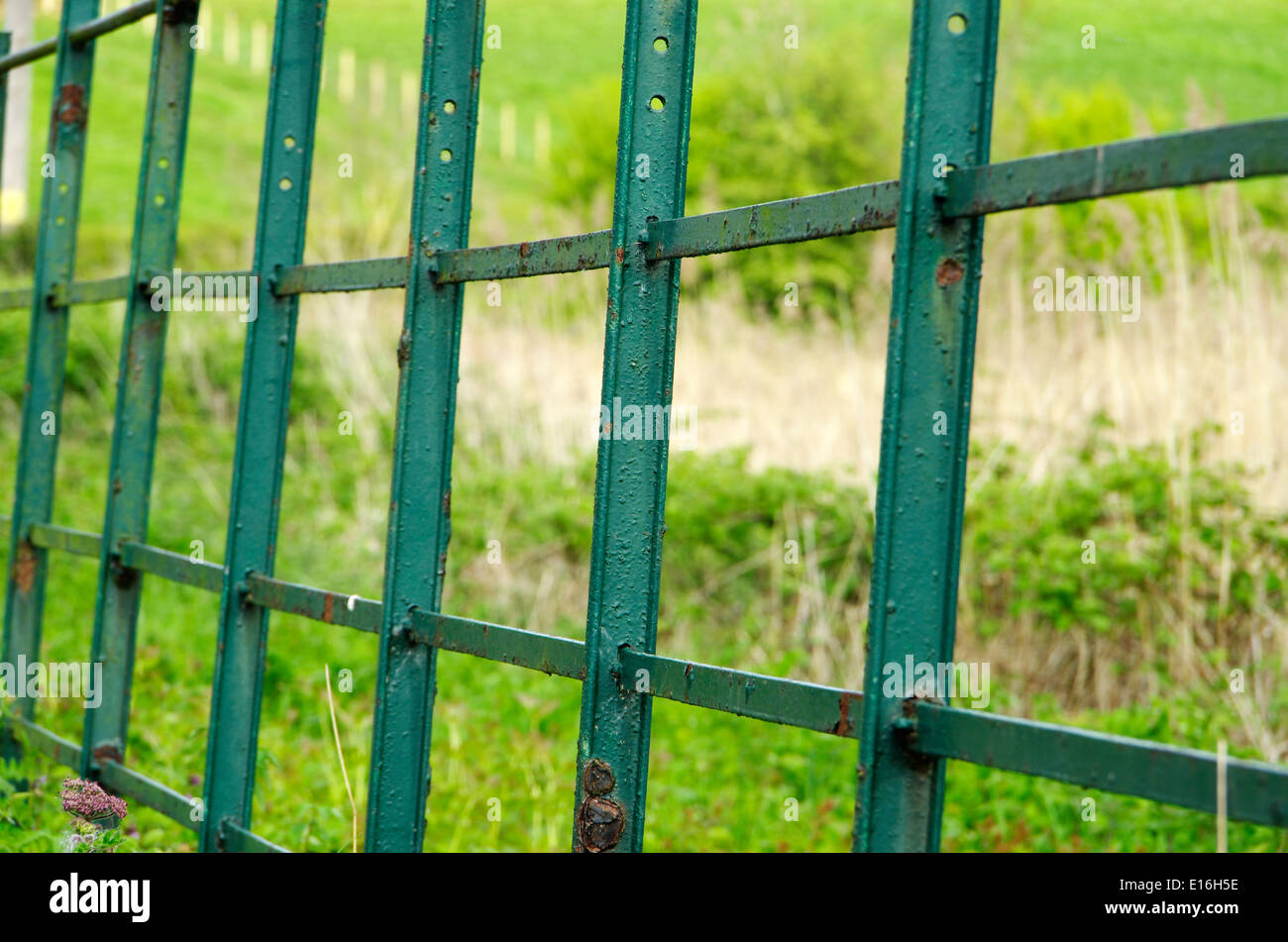 Green railings hi-res stock photography and images - Alamy