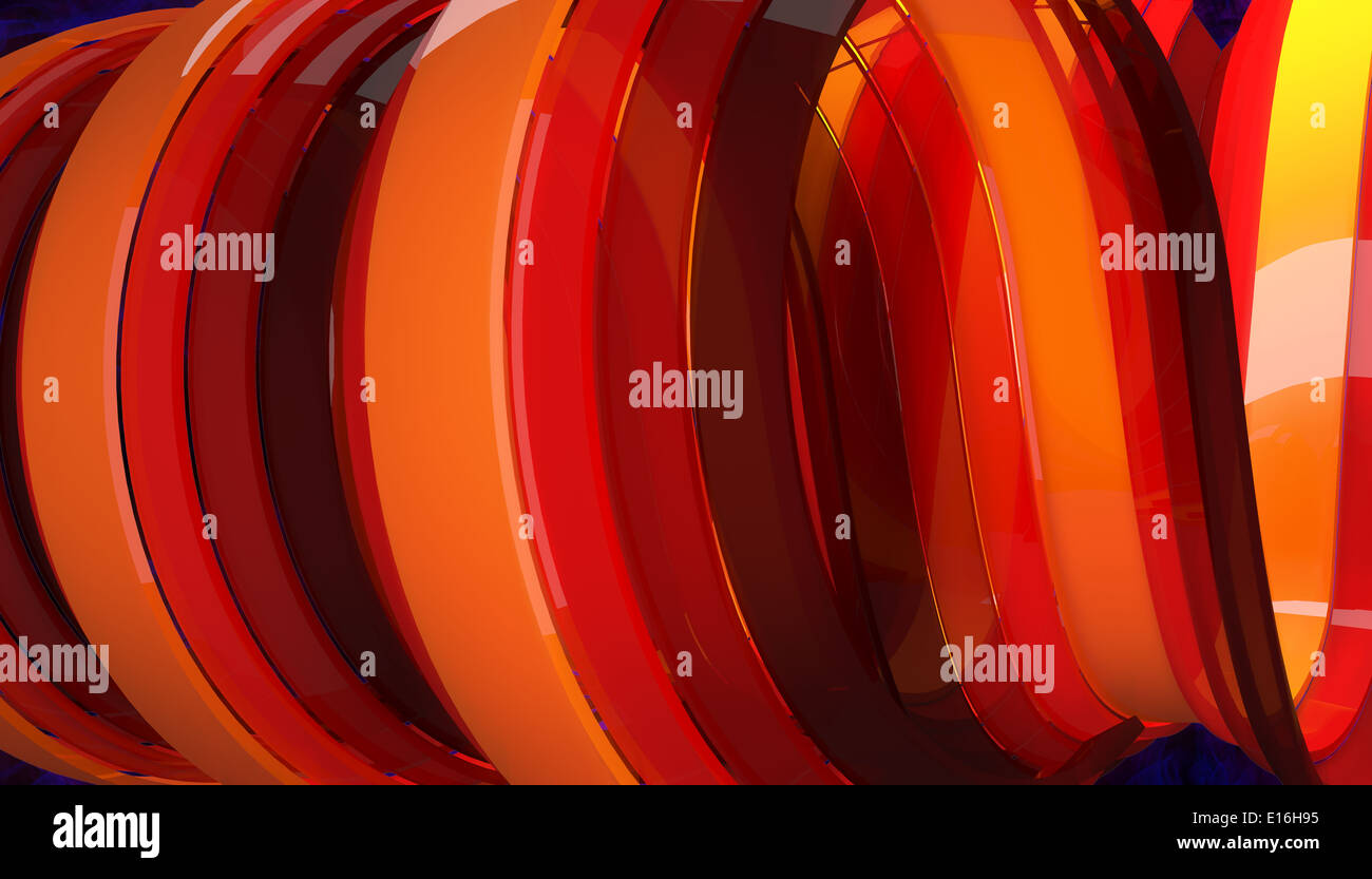 multi color curve shape Stock Photo - Alamy