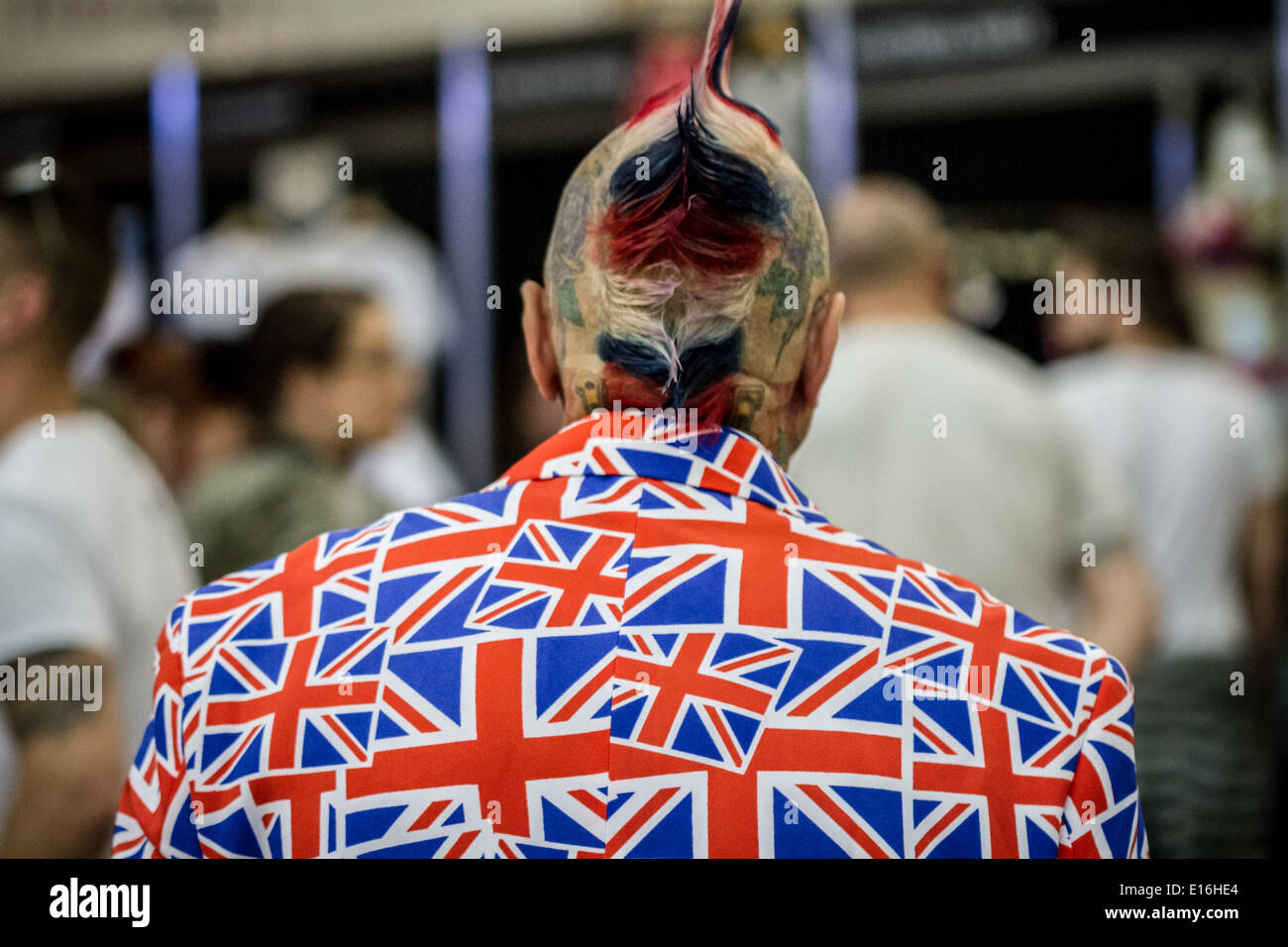 London, UK. 24th May, 2014. The Great British Tattoo Show 2014 in ...