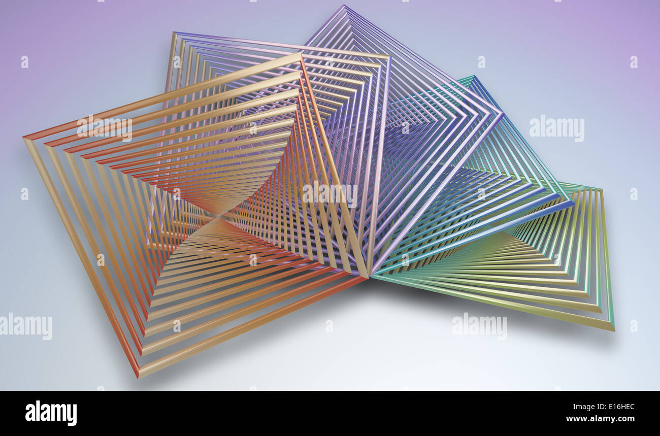 Square shape multi color Stock Photo - Alamy